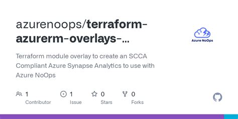 GitHub Azurenoops Terraform Azurerm Overlays Synapse Terraform Module Overlay To Create An