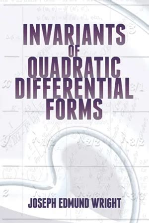 PDF Invariants Of Quadratic Differential Forms By Joseph Edmund Wright