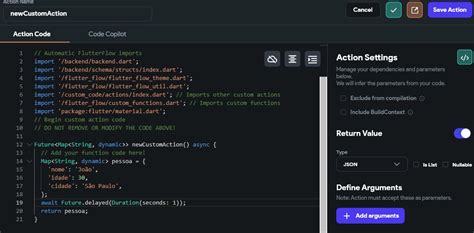 Issue In Action With Json Return