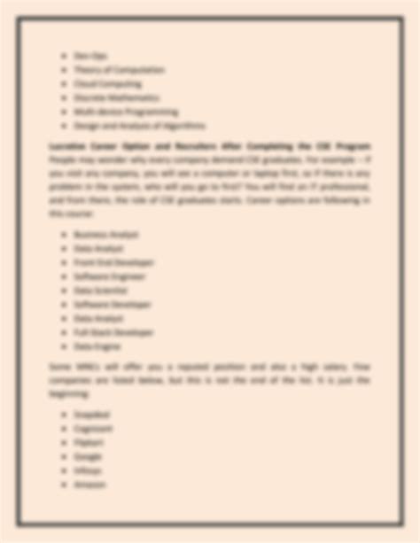 Solution Computer Science Engineering Courses What You Should Know