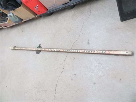 Wooden Transit Stick Lambrecht Auction Inc