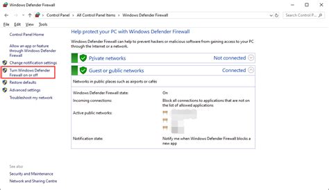 How To Disable And Enable Windows Defender Firewall Minitool