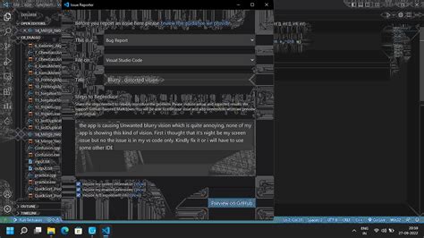 Blurry Distorted Vision Issue Microsoft Vscode GitHub