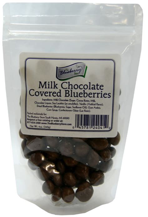 Milk Chocolate Covered Blueberries 4oz