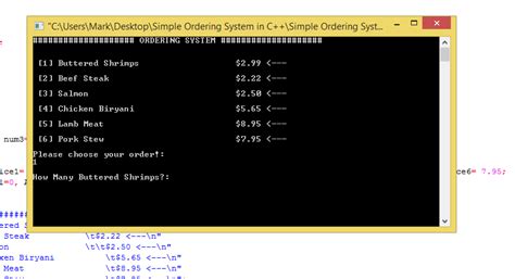 Simple Ordering System In C Free Source Code Sourcecodester