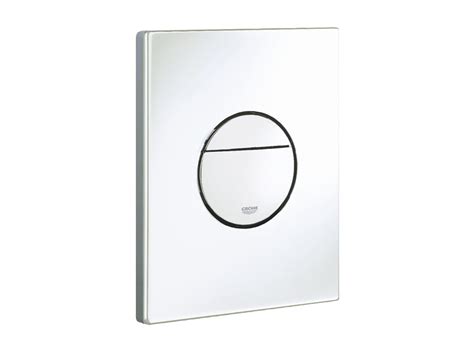 Sail Plaque De Commande WC Rond Blanc Quickfix Grohe