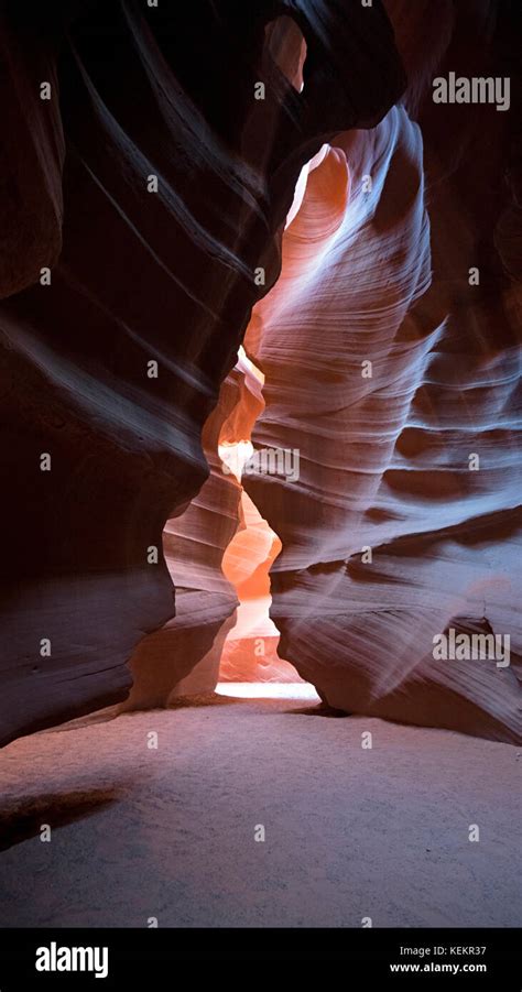 Upper Antelope Canyon Is A Slot Canyon Result Of Eroded Navajo