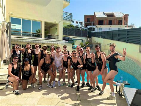 Bance Hicksey Cammy And Insight Enjoying Off Season At Bances Stag Do