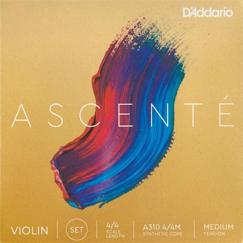 Daddario Ascenté Synthetic Core Violin String Set Electric Violin