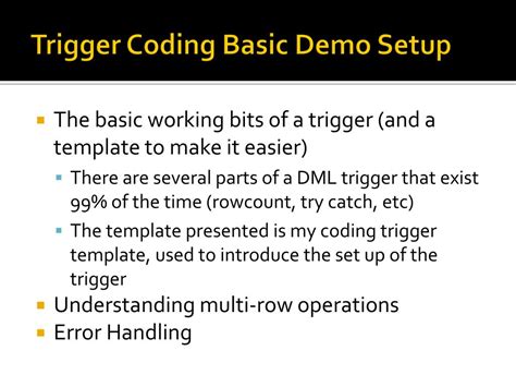 PPT How To Write A DML Trigger PowerPoint Presentation Free Download ID