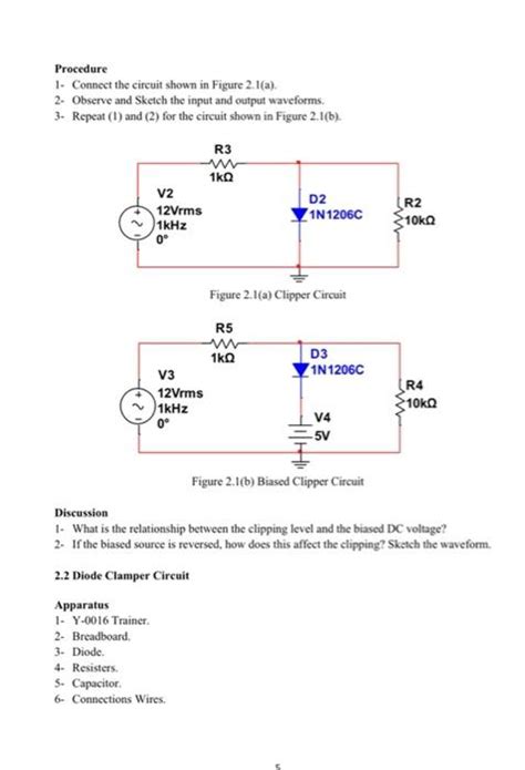 Solved Procedure 1 Connect The Circuit Shown In Figure Chegg Com