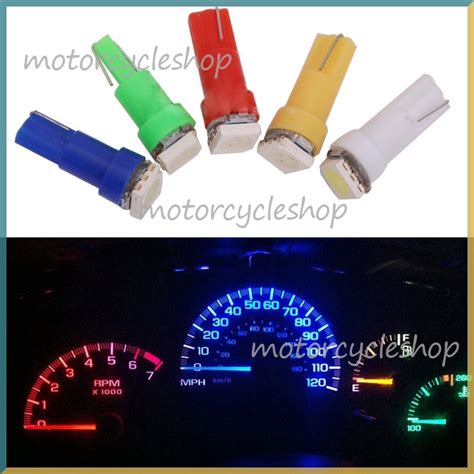 หลอดไฟแดชบอร์ด Led T5 5050 1smd 2721 74 73 70 17 18 37 10 ชิ้น Shopee
