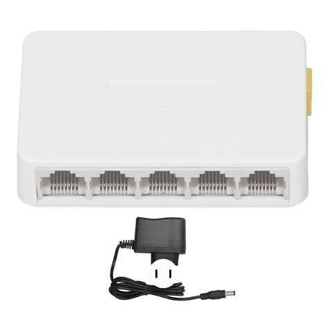 5 Port Gigabit Network Switch 10 100 1000mbps Rj45 Ethernet Splitter Switch Hub 100240v Zx