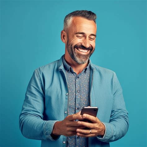 Premium Photo Closeup Portrait Of A Man Smiling For A Camera