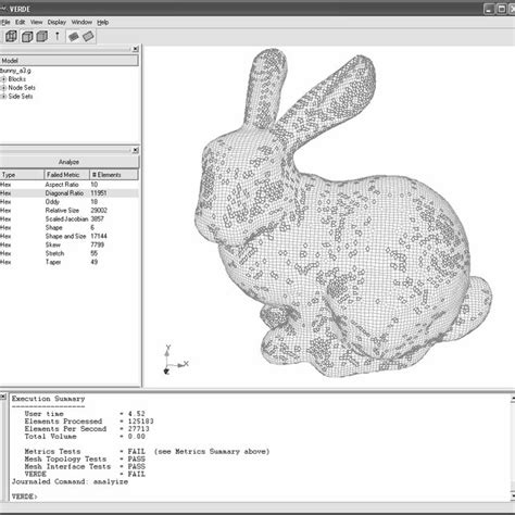 example filtering of mesh quality using scirun and verdict the