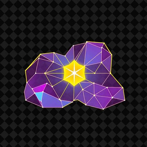 Polygonal Cirrus Cloud Made Of Interconnected Shapes Geometric Forms And Angular Lines Modern