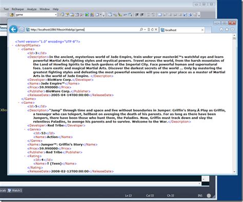 mostly ramblings messin with the wcf web api