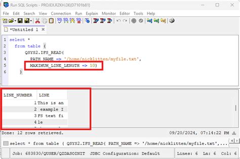 Sqlrpgle Example Reading From Ifs With Sql Nick Litten Ibm I As400 Iseries Software Developer