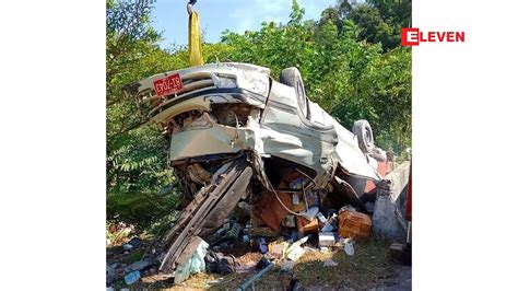 တောနော်ရေတံခွန်ကုန်းဆင်းကွေ့တွင် ခရီသည်ယာဉ်တစ်စီး တိမ်းမှောက် မြဝတီဒေ