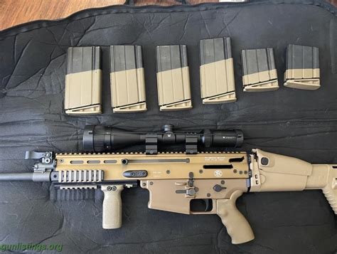 Rifles Fn Scar 17 Fde 6 Mags Vortex Scope