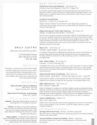 Resume Architecture Resume Resume Resume Design