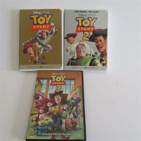 Disney Pixar Media Disneypixar Toy Story 2 3 Dvds Poshmark