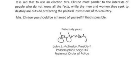 Fop President John Mcnesby Trashes Dnc Speaker Selections Rphiladelphia