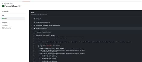 Bug Github Actions Job Doesnt Fail When Tests Fail In Playwright