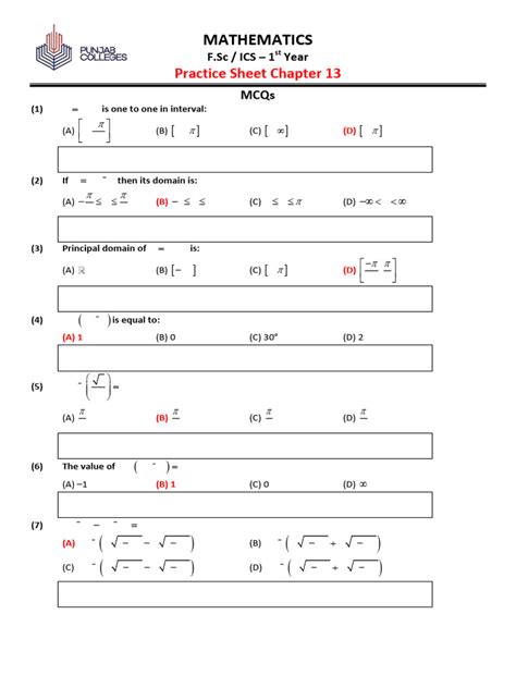 Math Practice Sheet P 1 Ch 13 Pdf Euclidean Geometry Angle
