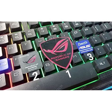 Jual Logo Stiker Sticker Asus Asus Rog Merah Shopee Indonesia