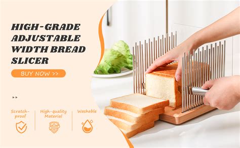 Khinya Bread Slicer Bread Slicer For Homemade Bread