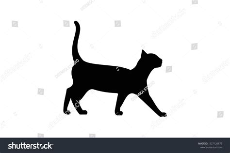 Walking Cat Illustration Drawing Engraving Ink Line 42 Off
