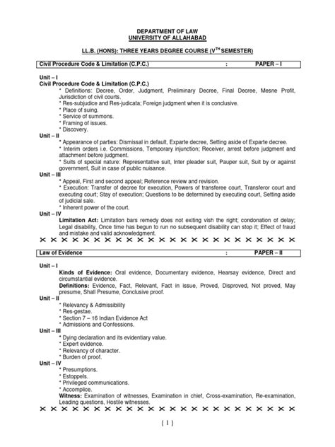Llb 5th And 6th Semester Syllabus Pdf Patent Intellectual Property