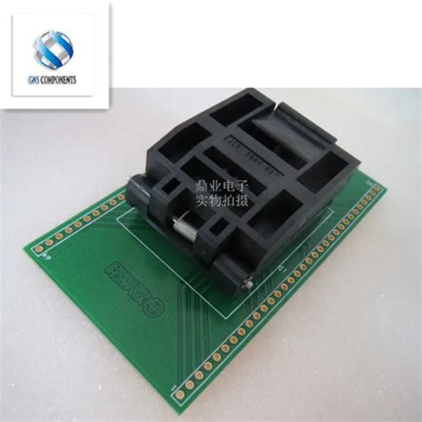 China Low Price Clamshell Ic51 0644 1972 Qfp64 Lqfp64 Spacing 04mm Ic