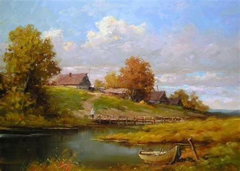 Деревенская природа на полотнах художника Сергея Крупского (17 фото ...