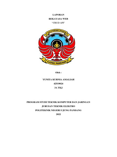 Laporan Praktikum Crud Api Pdf Karier And Perkembangan Komputer
