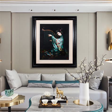 顾氏精绣人像飞天油画全手工苏绣力作虎窝淘