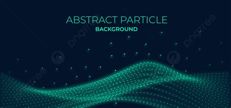 Abstract Particle Background With Wavy 3d Mesh Style Design With Modern
