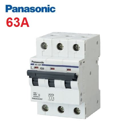 Cb Tép 3 Pha Mcb 3p 63a Panasonic Bbd3633cnv Thietbitaigiacom