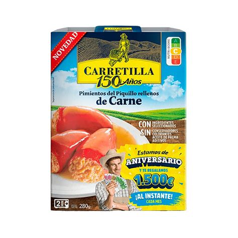 Carretilla Pimientos Rellenos De Carne 280 G Alcampo ¡haz Tu Compra