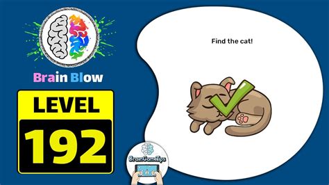 Brain Blow Genius Iq Test Level 192 Find The Cat Answer • Game Solver