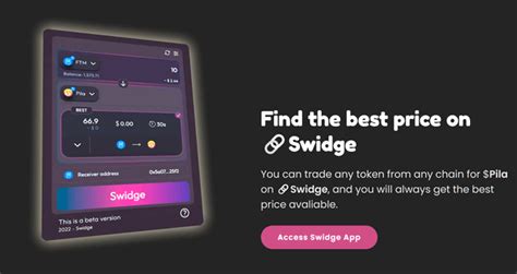 now you can trade any token from any chain for pila on swidge