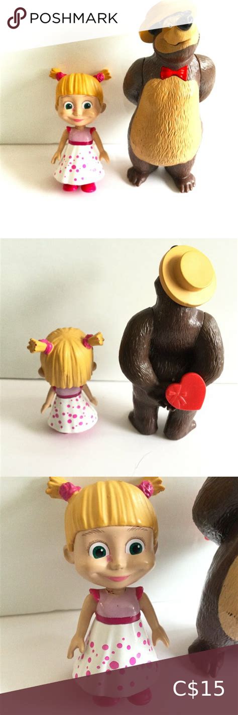 Masha And The Bear Figures From Spinmaster Birthday Set Masha And The