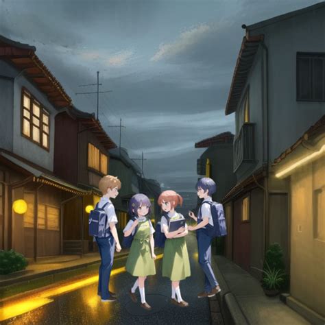 放学的路上查景熹的画本故事 画本故事