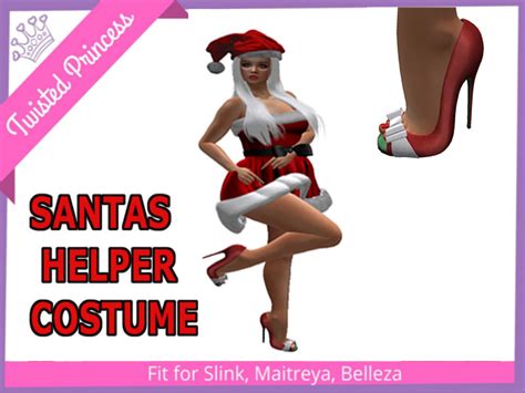 Second Life Marketplace Tp Santas Helper Costume