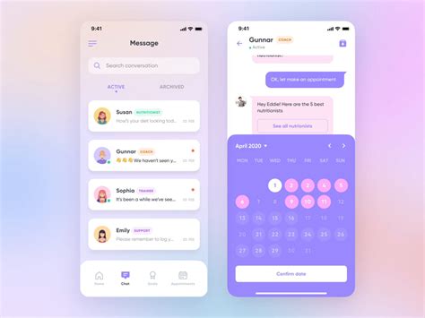 Colour Selection Ui By Chloedovey On Dribbble Mobile App Design