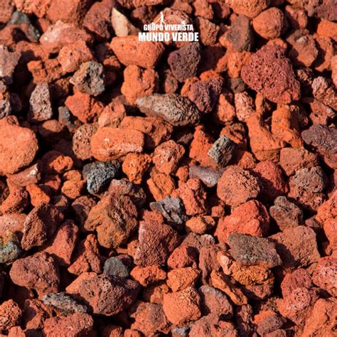 Tezontle Rojo Piedra Volcánica Grupo Viverista Mundo Verde 🌿