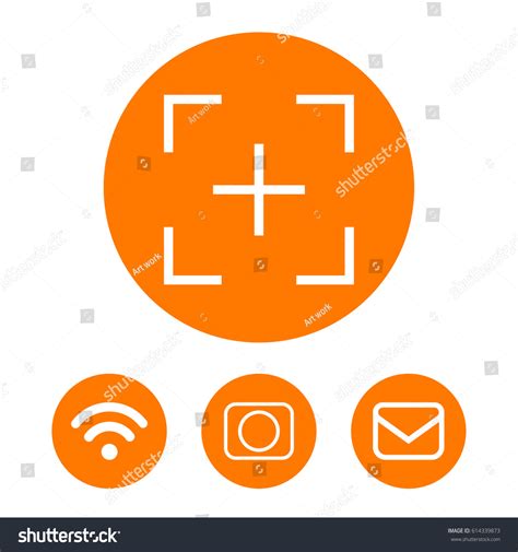 Cursor Focus Location Target Icon Icon Stock Vector Royalty Free Shutterstock