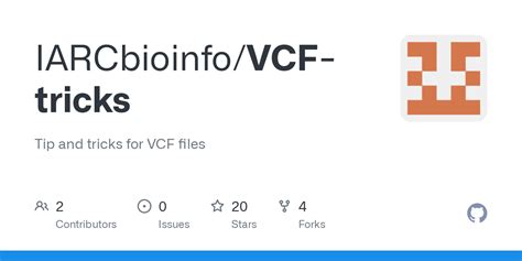 GitHub IARCbioinfo VCF Tricks Tip And Tricks For VCF Files
