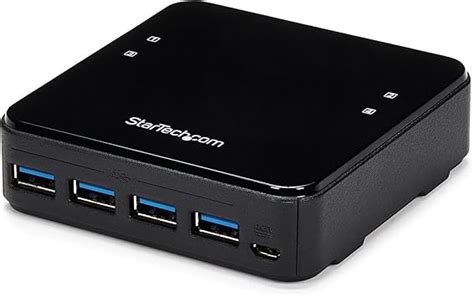 Amazon Com StarTech Com USB 3 0 Peripheral Sharing Switch 4 USB 3 0 5Gbps X 4 Computers